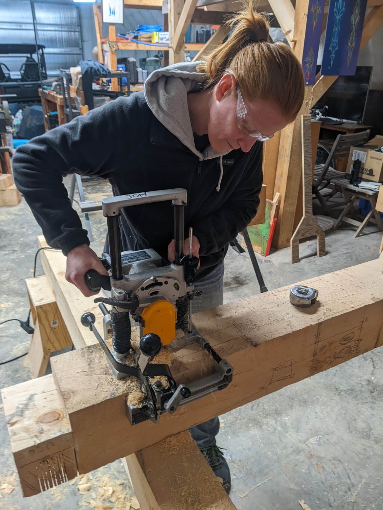 the makita 7104l chain mortiser: a real workhorse in timber framing ...